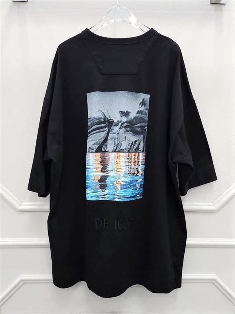 M 준지 오버사이즈 숏 슬리브 프린팅 반팔 티셔츠 세컨웨어헬로마켓