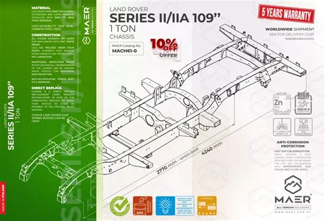 Land Rover Series Iiiia 109 1 Ton Chassis