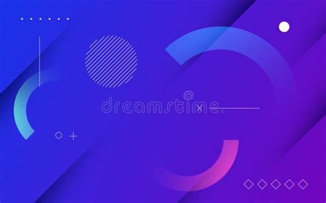 Minimal Abstract Purple Blue Gradient Color Dynamic Composition