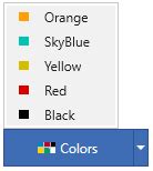 Dropdown Direction In Wpf Split Button Control Syncfusion