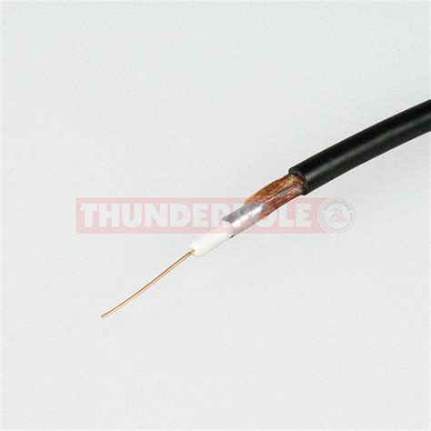 RG58 U Coaxial Cable | Black Coax Cable | THUNDERPOLE