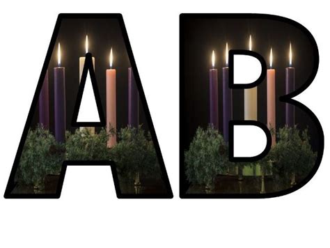 New Christmas Advent 2024 Display Lettering Whole Alphabet Letter Set