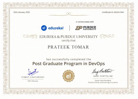 Devops Certification Edureka Purdueuniversity Careergrowth Prateek Tomar 10 Comments