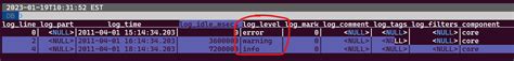 custom log format log level is not mapped when the field is on the