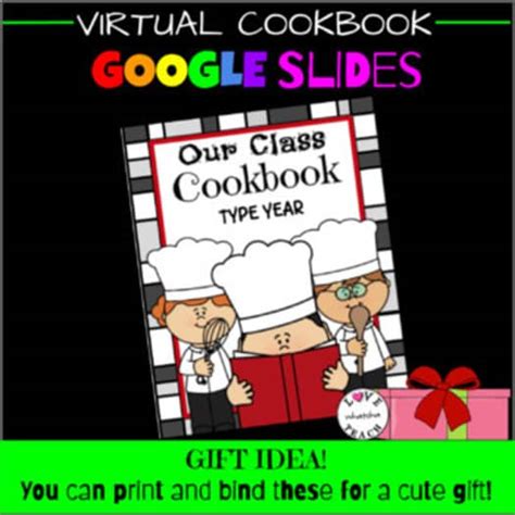 CLASS COOKBOOK In GOOGLE SLIDES By Love Whatcha Teach TPT