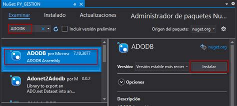 Conexión Adodb Solucionar Microsoft Activex Data Objects Con Visual
