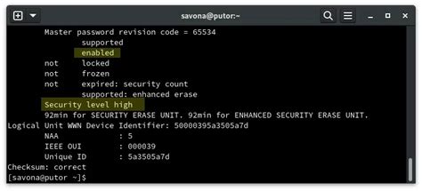 securely erase a sata hard drive for disposal using hdparm in linux putorius