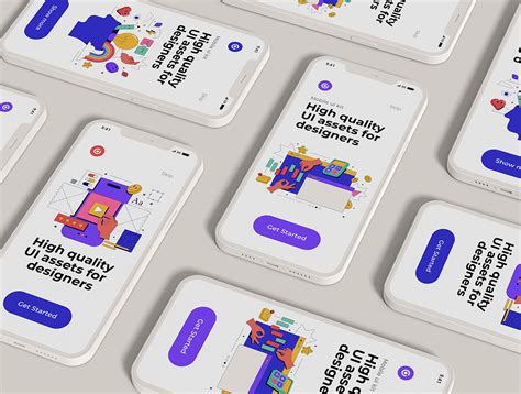 Cool Trendy Ui Illustrations On Behance