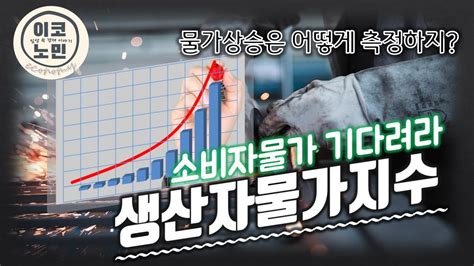 소비자물가에 영향을 주는 기업물가 생산자물가지수 Youtube