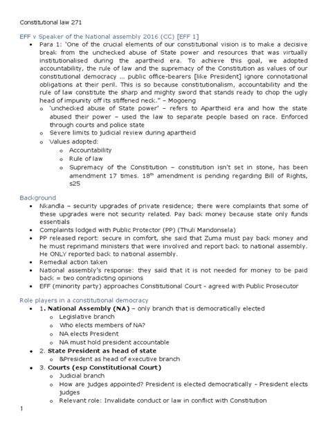 Constitutional Law Notes Pdf