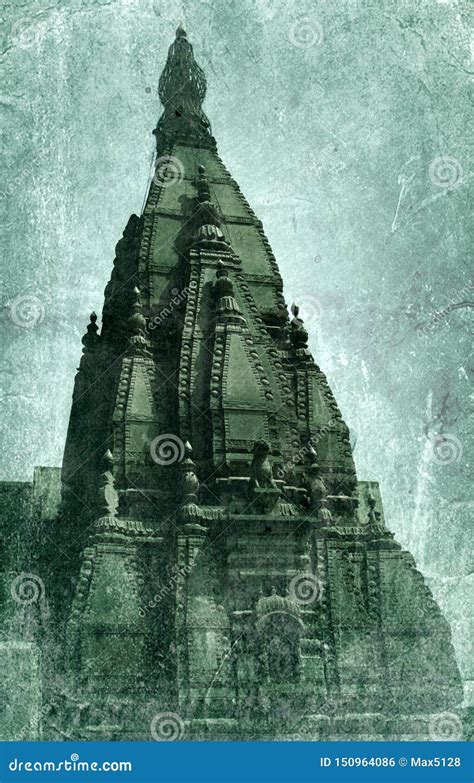 Shikhara Crowning Temple As Mount Kailash For Shiva Royalty Free Stock