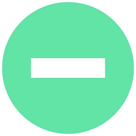 빼기 기호 아이콘 Generic Color Fill Freepik