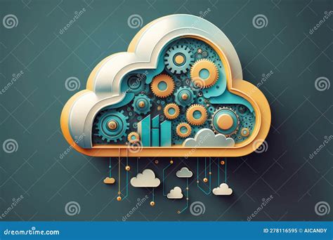 Cloud Computing Revolutionizing Business Operations With Automation And Smart Algorithms Stock