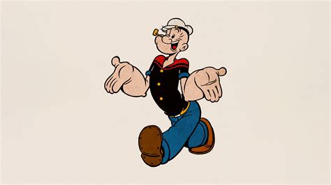 Old Popeye Cartoon Wallpaper