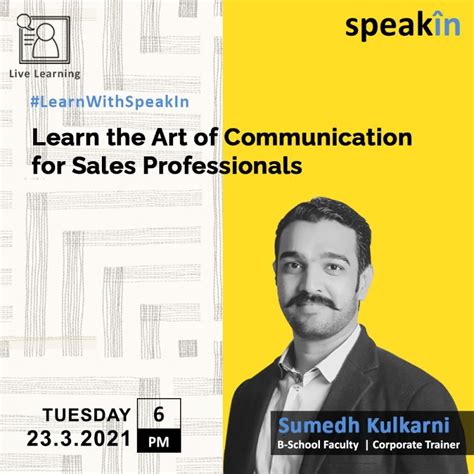 Sumedh Kulkarni On Linkedin Artofcommunication Sales Communication