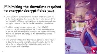 Why Disk Level Encryption Is Not Enough For Your IBM I PPTX Databases Computer Software