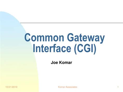 Ppt Cgi Common Gateway Interface Powerpoint Presentation Free