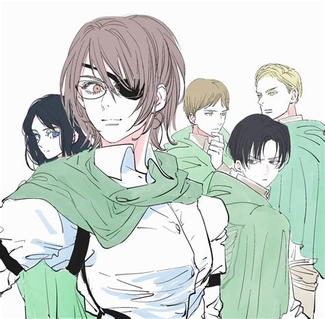 Levi And Hange Zoe Shingeki No Kyojin Drawn By Needbee R Danbooru