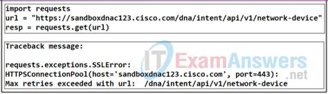 DevNet Associate Version 1 0 Final Exam Answers