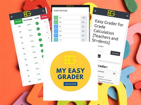 My Easy Grader Calculator For Grading English