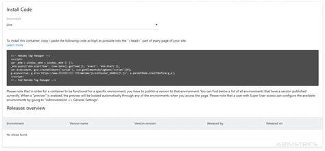 How To Install Matomo Tag Manager Arimetrics