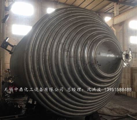 外盘半管加热反应釜 内盘管加热反应釜 反应釜树脂设备系列 江苏中鼎化工设备有限公司
