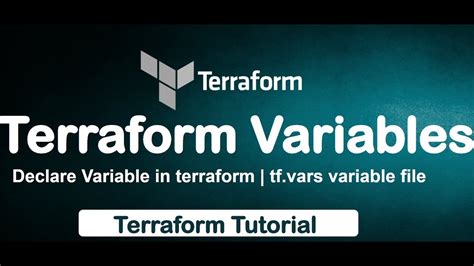 Terraform Variables And Tfvars Youtube