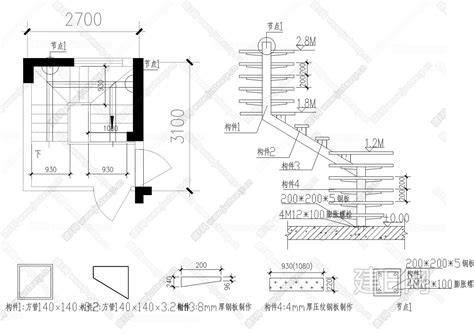 室内钢质楼梯设计 Cad施工图施工图下载 施工图室内钢质楼梯设计 Cad施工图下载 施工图室内钢质楼梯设计 Cad施工图免费下载 建e室内设计网