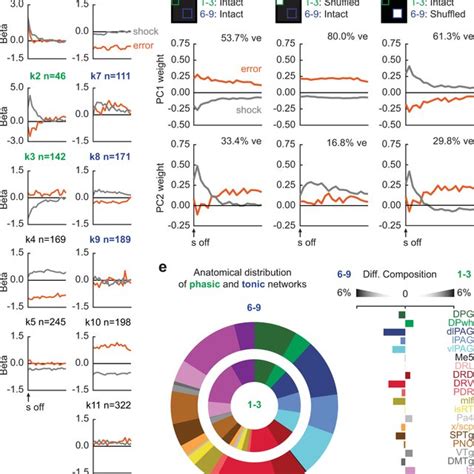 Brainstem Prediction Error And Shock Signaling A Mean Cluster K1k11 Download Scientific