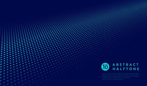 추상 패턴은 배너 녹색 및 파란색 하프톤 원근 배경을 점합니다 기술과 미래 지향적인 개념 복사 공간이 있는 미니멀하고 현대적인