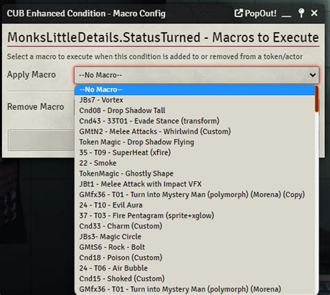 Apply Remove Macro Menu Order · Issue 743 · Death Savecombat