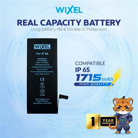 Jual Wixel Baterai Compatible For Ip S Batre Batrai Battery Dual Double Power Ip Kab