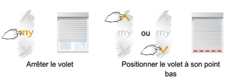 comment régler un volet somfy io ou rts avec une télécommande