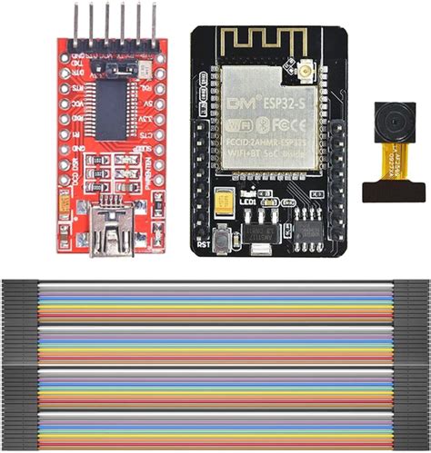 Esp32 Cam Wifi Bluetooth Development Board With Ov2640 2mp Camera Module Ft232rl Ftdi Usb To