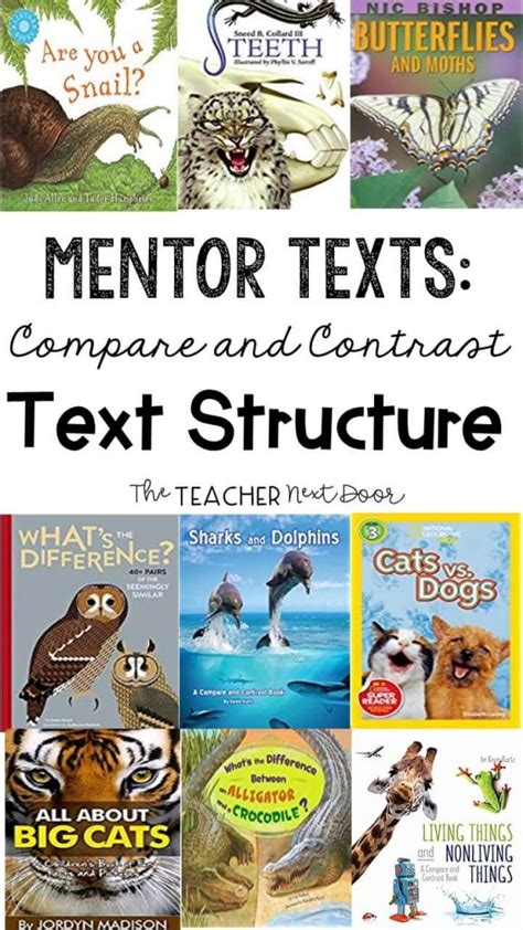 Mentor Texts For Informational Text Structures The Teacher Next Door