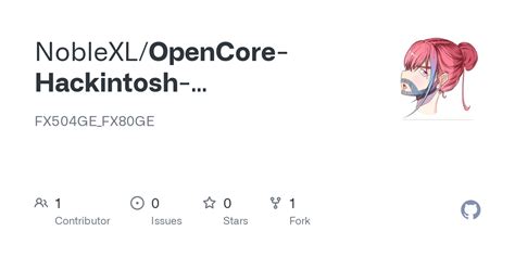 Github Noblexlopencore Hackintosh Tufgaming Fx504gefx80ge Fx504ge