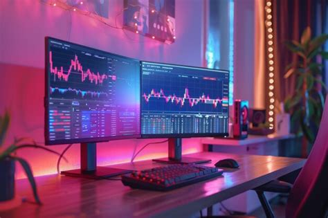 Premium Photo Multiscreen Computer Setup With Code And Analytics An