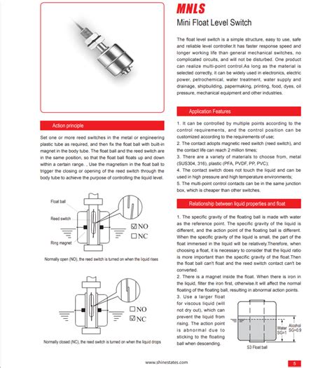 China Customized Mini Float Level Switch Suppliers Manufacturers Factory Wholesale Price