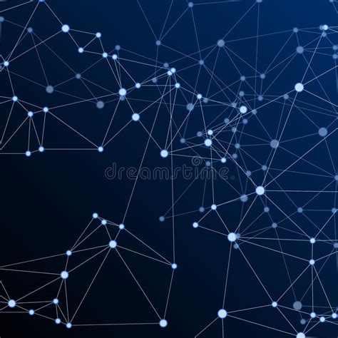 Gometric Plexus Structure Cybernetic Concept Stock Vector