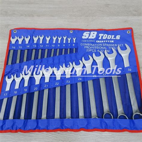 Sb Tools 23pcs Heavy Duty Combination Wrench Set Spanner Set Common Ring Set 6 32mm