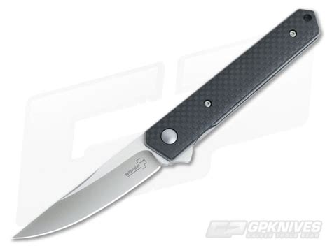 Boker Mini Kwaiken Carbon Fiber Flipper Ikbs Burnley Knife 01bo283