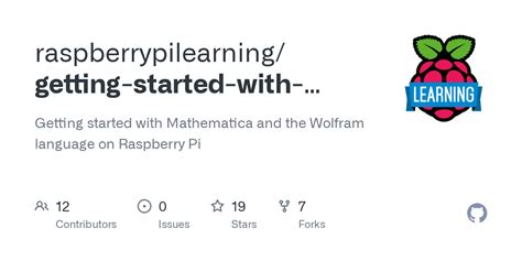 Github Raspberrypilearninggetting Started With Mathematica Getting Started With Mathematica