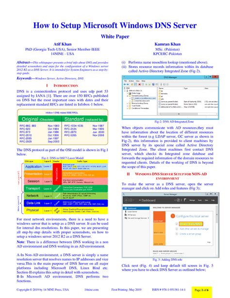 How To Setup Microsoft Windows Dns Server Pakistan Kpcerc Pakistan