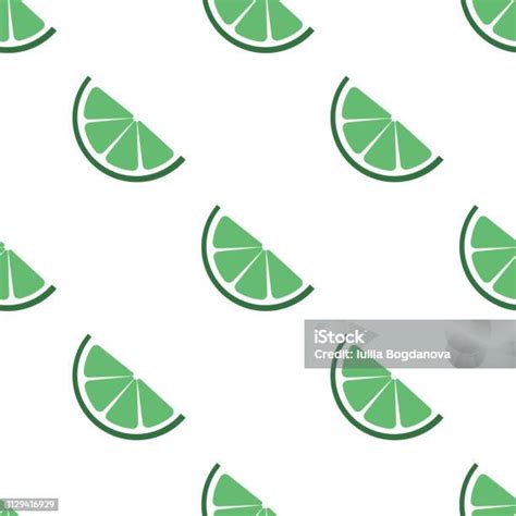 라임 슬라이스 절반 흰색 바탕에 Sciced 라임의 완벽 한 패턴입니다 Eps 10입니다 벡터 일러스트 레이 션 라임에 대한 스톡 벡터 아트 및 기타 이미지 Istock