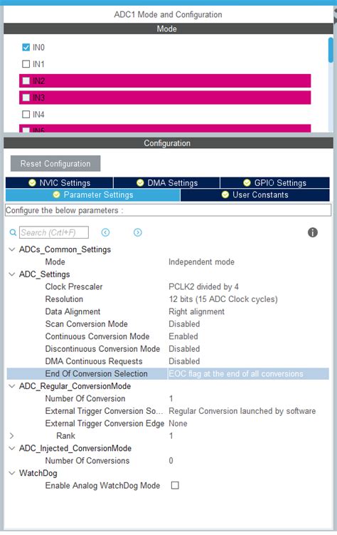 音源とオーディオの電子工作（予定） stm32 adcをinterruptで使う（nucleo f446re）