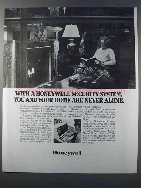 Honeywell Protection Services Ad Your Home