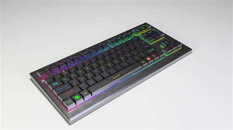 Rgb Keyboard 3d Model 5 Blend Fbx Obj Free3d
