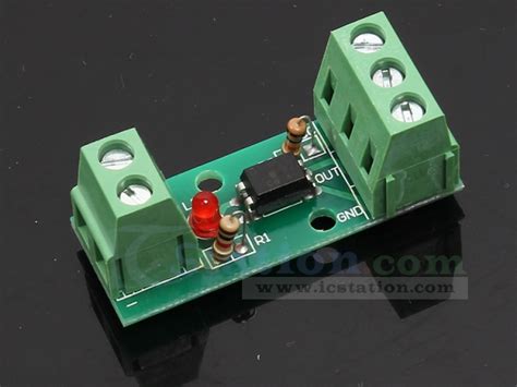 KHz Channel Optocoupler Isolation Module Input V No Din Rail Holder PLC Processors