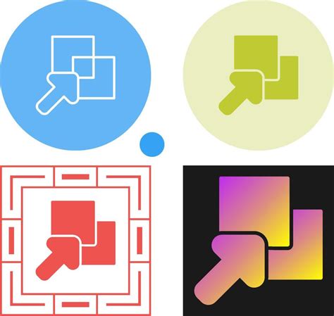 Overlap Vector Icon 40792459 Vector Art At Vecteezy