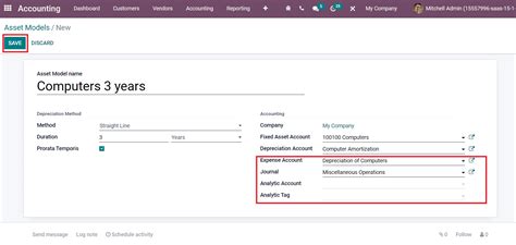 Asset Management Models With Odoo 15 Accounting Module